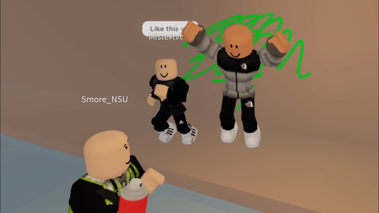 Roblox Graffiti Collab With The 3 Bald Guys & Sizer 🤙🤙🤙🤙 - YouTube
