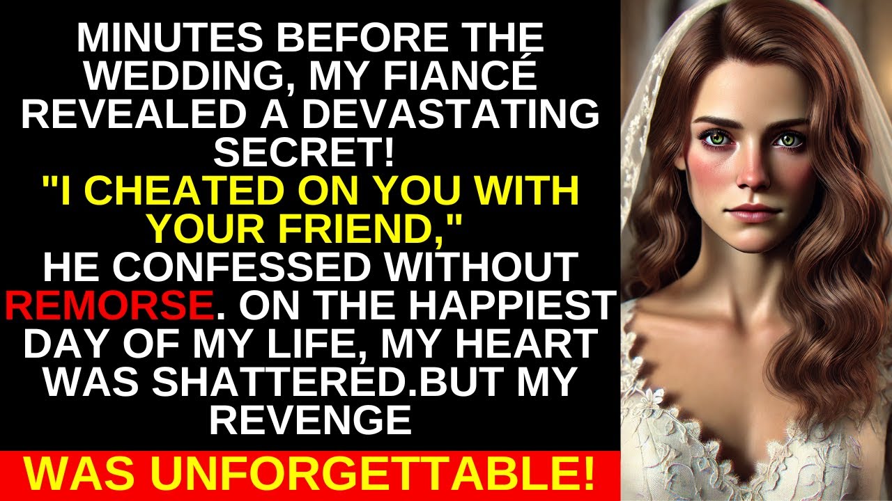 Minutes before my wedding, my fiancé said: "I cheated on you with your ...