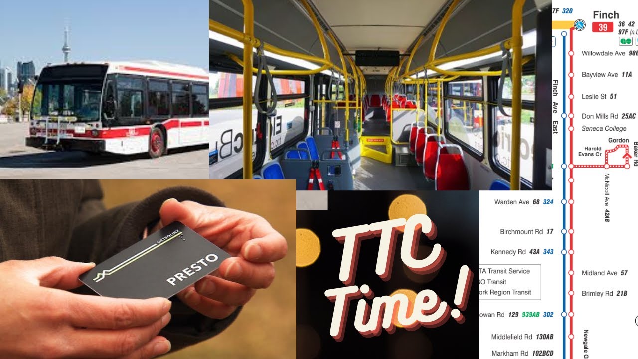 Travel Time Using TTC Bus (Toronto Transit Commission) - YouTube