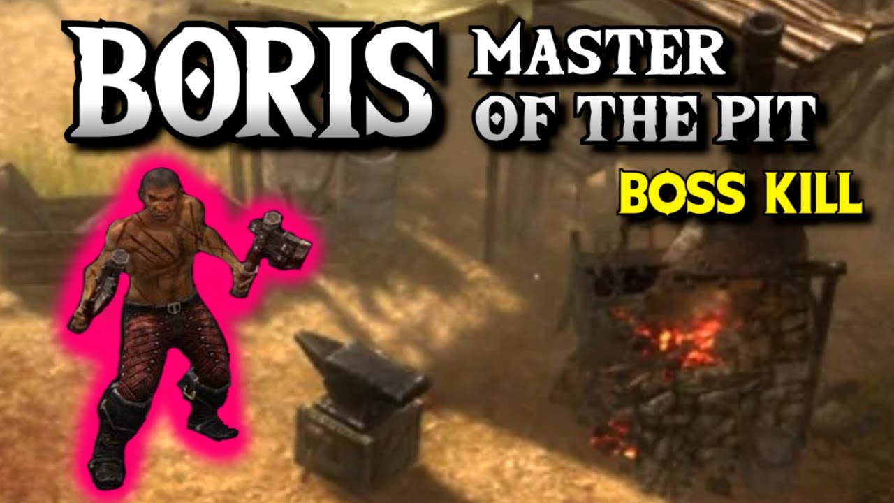 Boris Master of the Pit Grim Dawn Boss Kill - YouTube