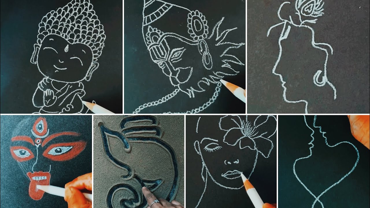 7 Amazing drawing ideas for beginner || how to draw step-by-step ...