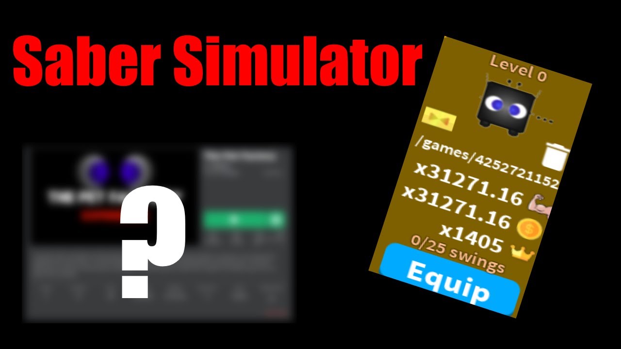 There is a secret Saber Sim game.. - YouTube