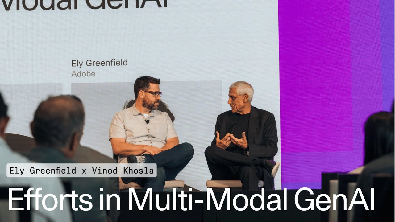 Efforts in Multi-Modal GenAI | Ely Greenfield x Vinod Khosla ...