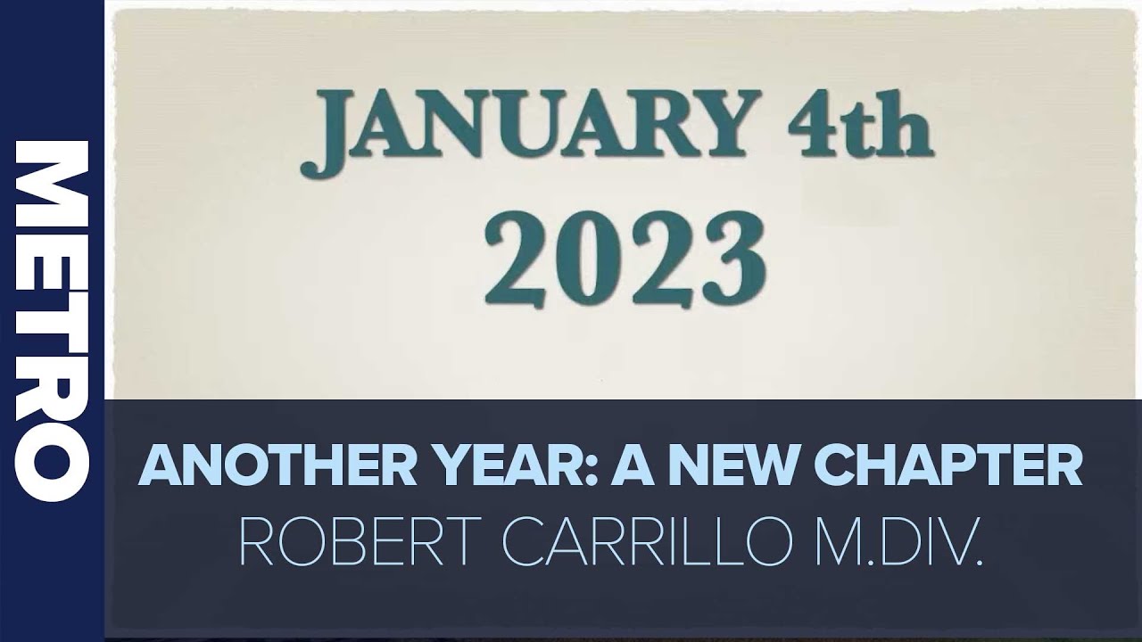 ICOC - Another Year: A New Chapter: Robert Carrillo M.Div. - YouTube