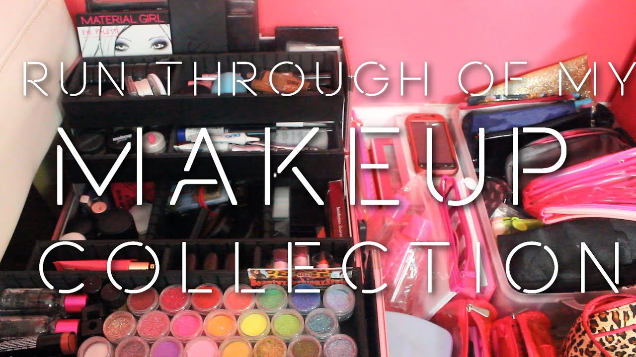 BEAUTY ♡ Run Through Of My Makeup Collection - YouTube