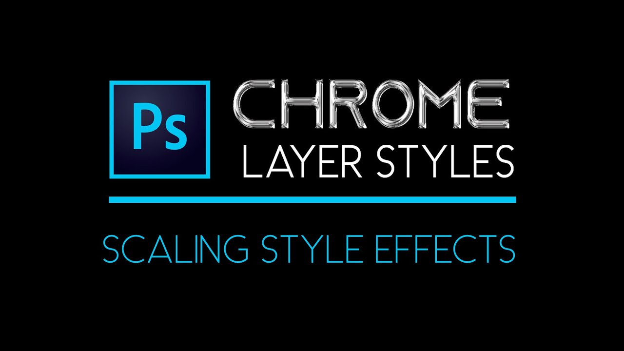 How To Scale Photoshop Layer Styles - YouTube