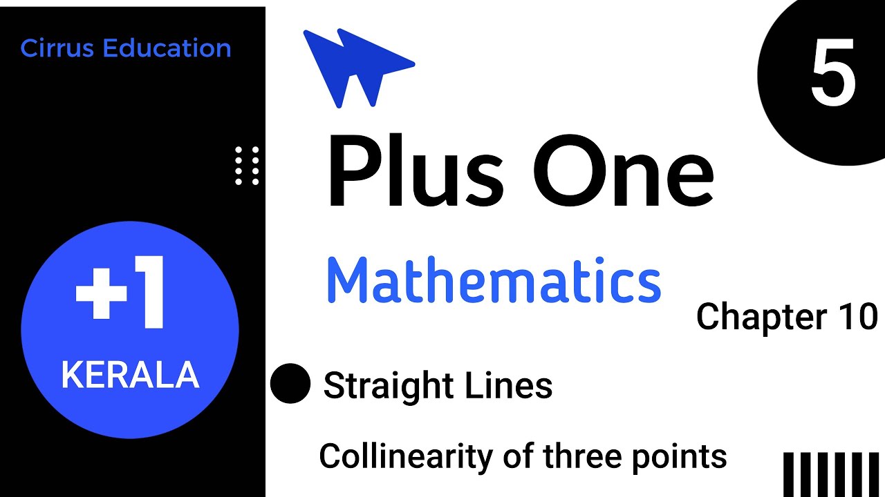 #60 Mathematics |plus one |Chapter 10 |straight lines |Part 5 ...