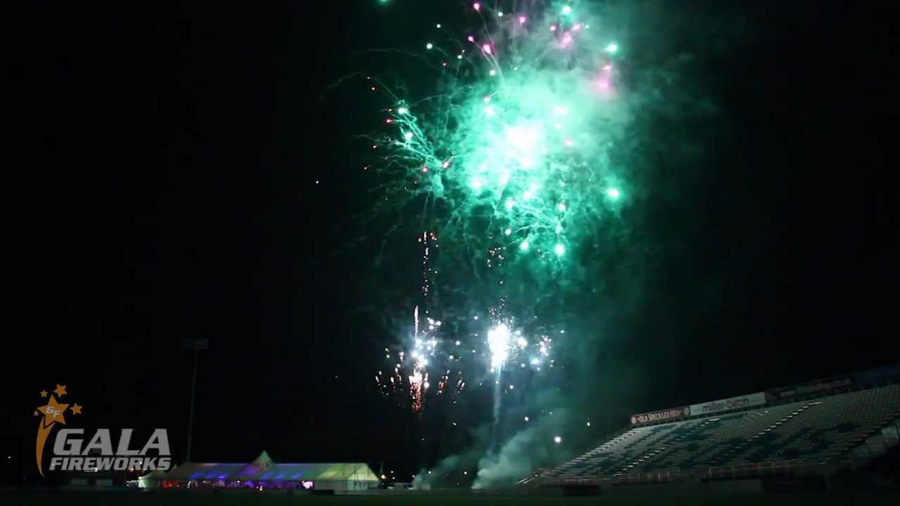 Derby County Cricket Ground Firework Display - by Gala Fireworks - YouTube