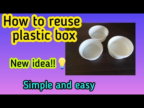 How to reuse plastic food containers | Best reuse idea | Multipurpose ...