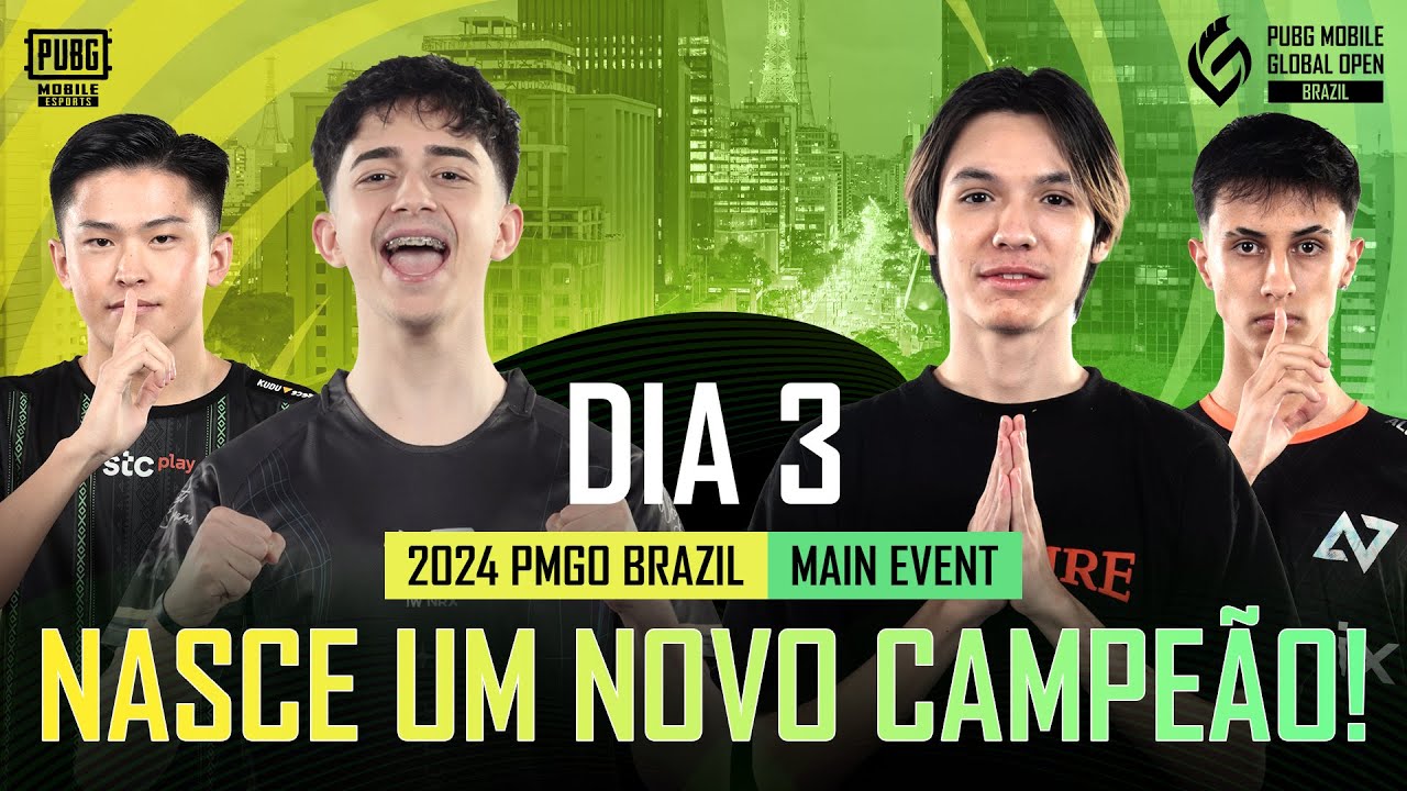 [PT] PMGO Brasil 2024 Evento Principal | Dia 3 | PUBG MOBILE Global ...