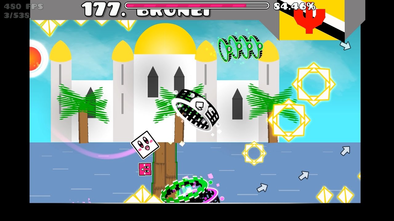 [200 Extremes] geography dash by mwzn (extreme demon) - Geometry Dash ...