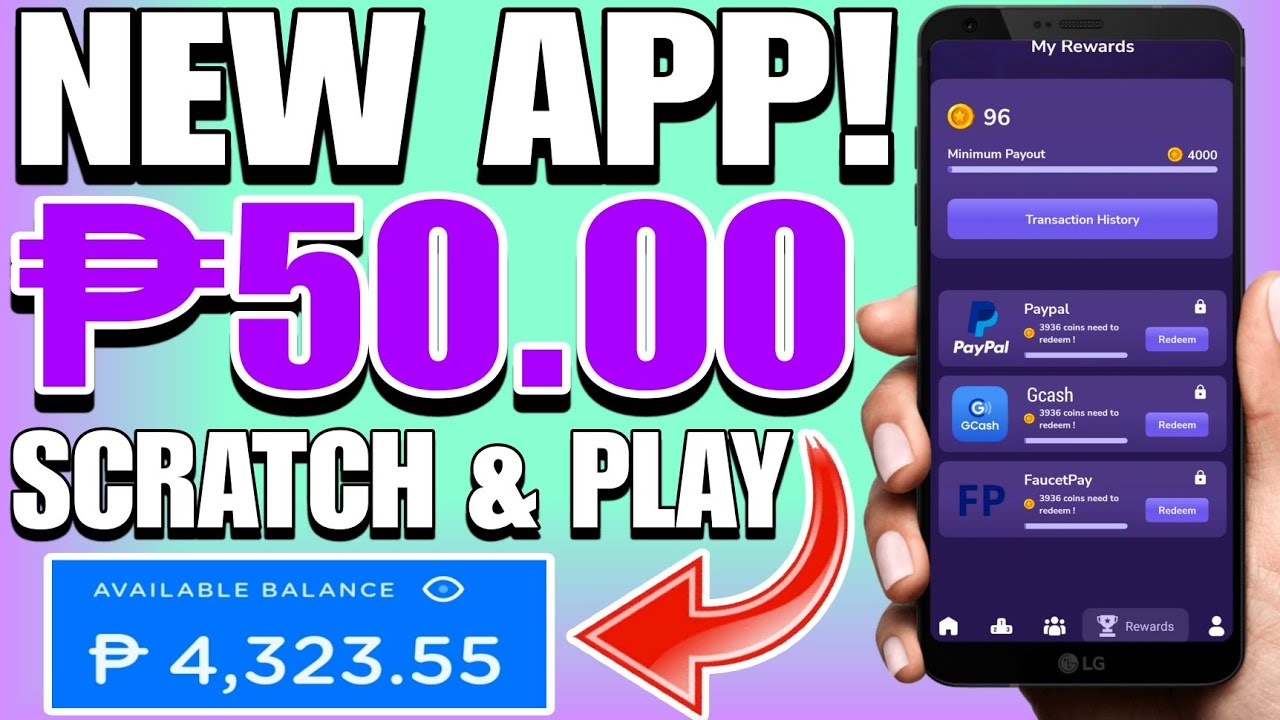 NEW GCASH EARNING APP: FREE ₱50 (GCASH) MABILIS KALANG MAKAPAG PAYOUT ...