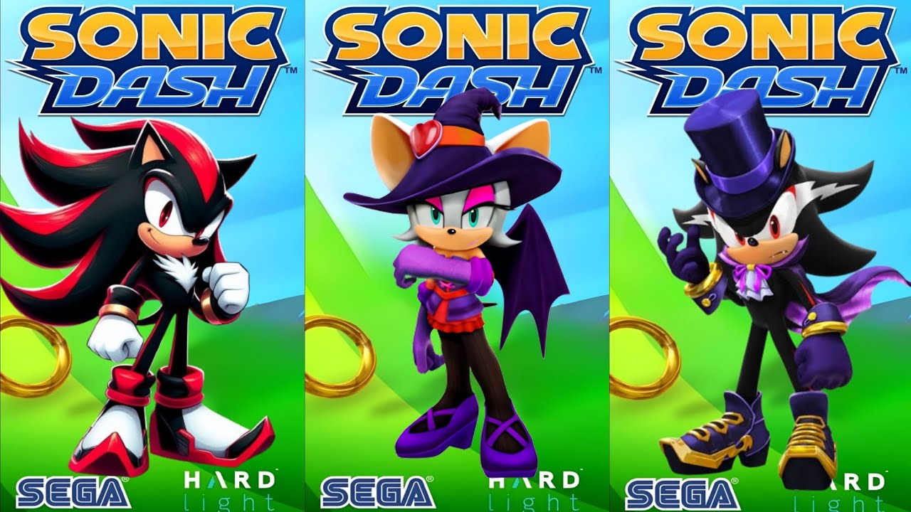 Shadow 🆚 Witch Rouge 🆚 Vampire Shadow Vs All Bosses Zazz Eggman All ...