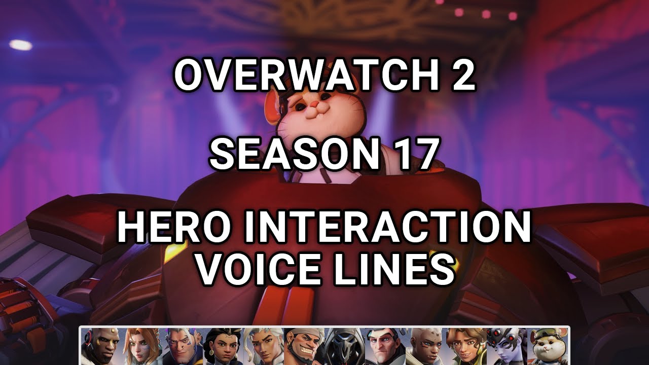 Overwatch 2 Season 17 - Hero Interaction Voice Lines OW2 - YouTube