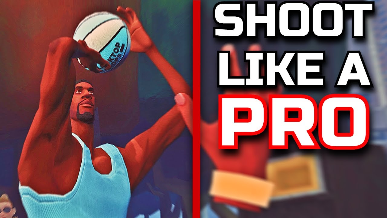 How To Shoot LIKE A PRO In Blacktop Hoops - YouTube