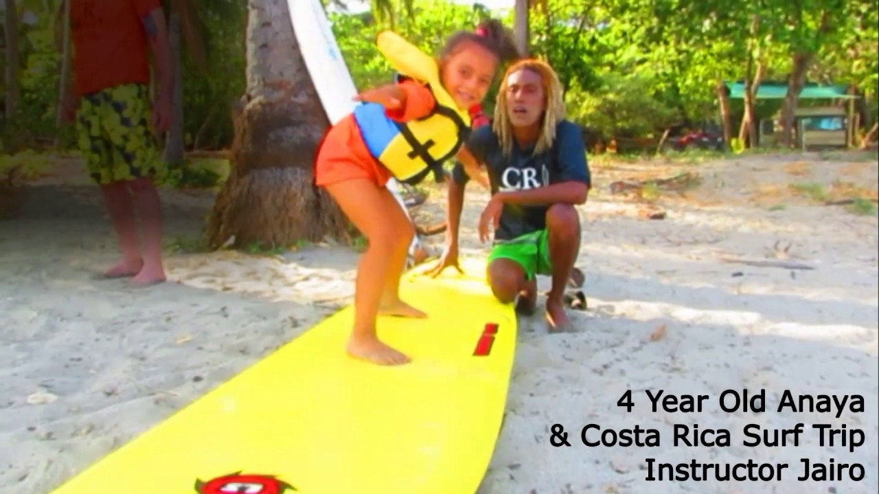Surf Lessons for Kids with Costa Rica Surf Trip! - YouTube