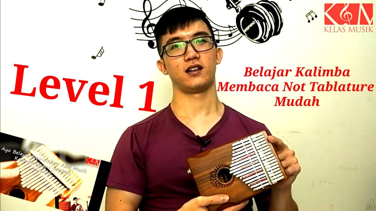 Belajar Not Kalimba Pemula Tablature MUDAH level 1 - YouTube