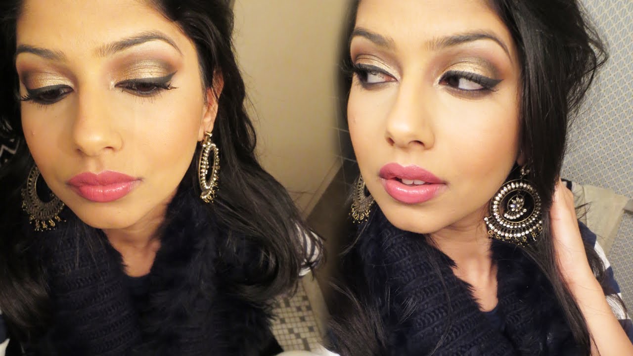 Indian Party Makeup! Bronze and Browns! - YouTube