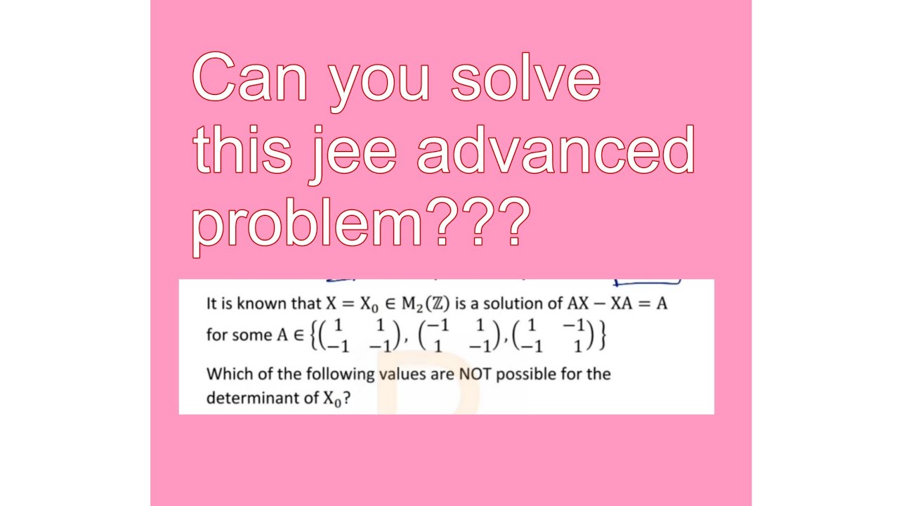 JEE ADVANCED 2024 MATRIX | JEE MAINS 2024 APRIL SESSION - YouTube