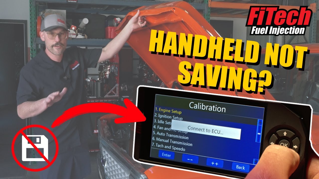 FiTech Handheld Won't Save | What to do and How to Fix - YouTube