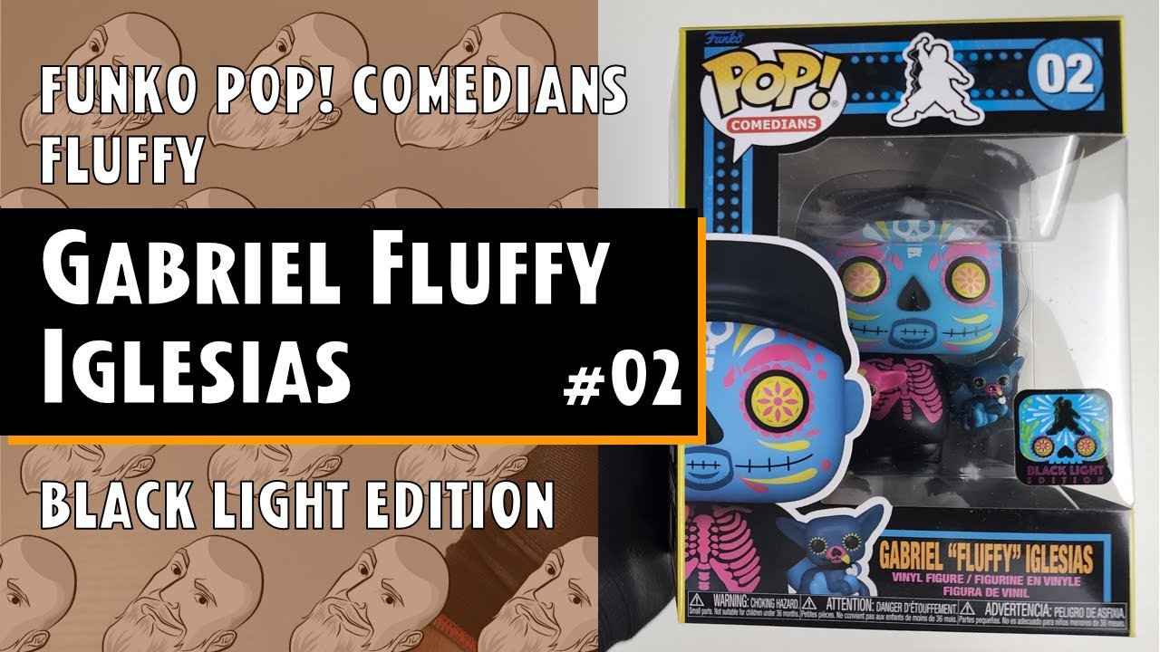 Funko Pop Gabriel "Fluffy" Iglesias (Black Light) - 02 - Fluffy Shop ...