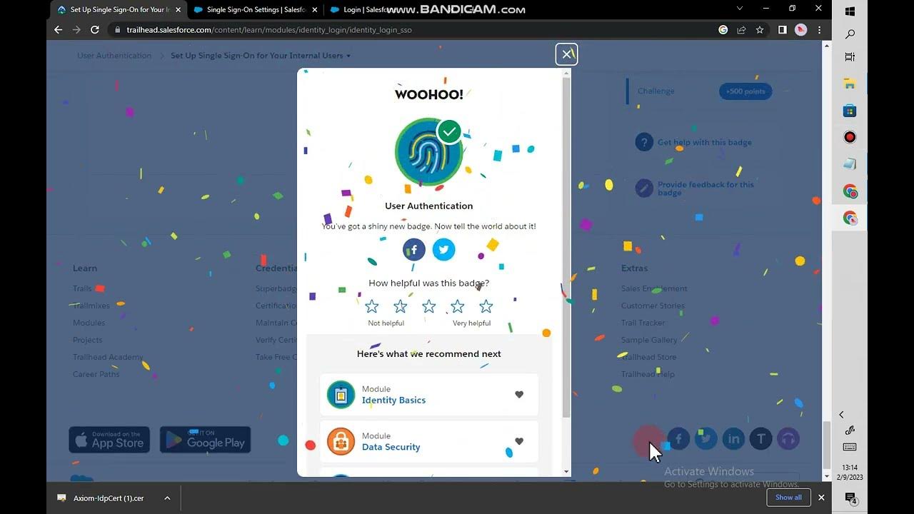 Set Up Single Sign-On for Your Internal Users | User Authentication Salesforce Trailhead - YouTube