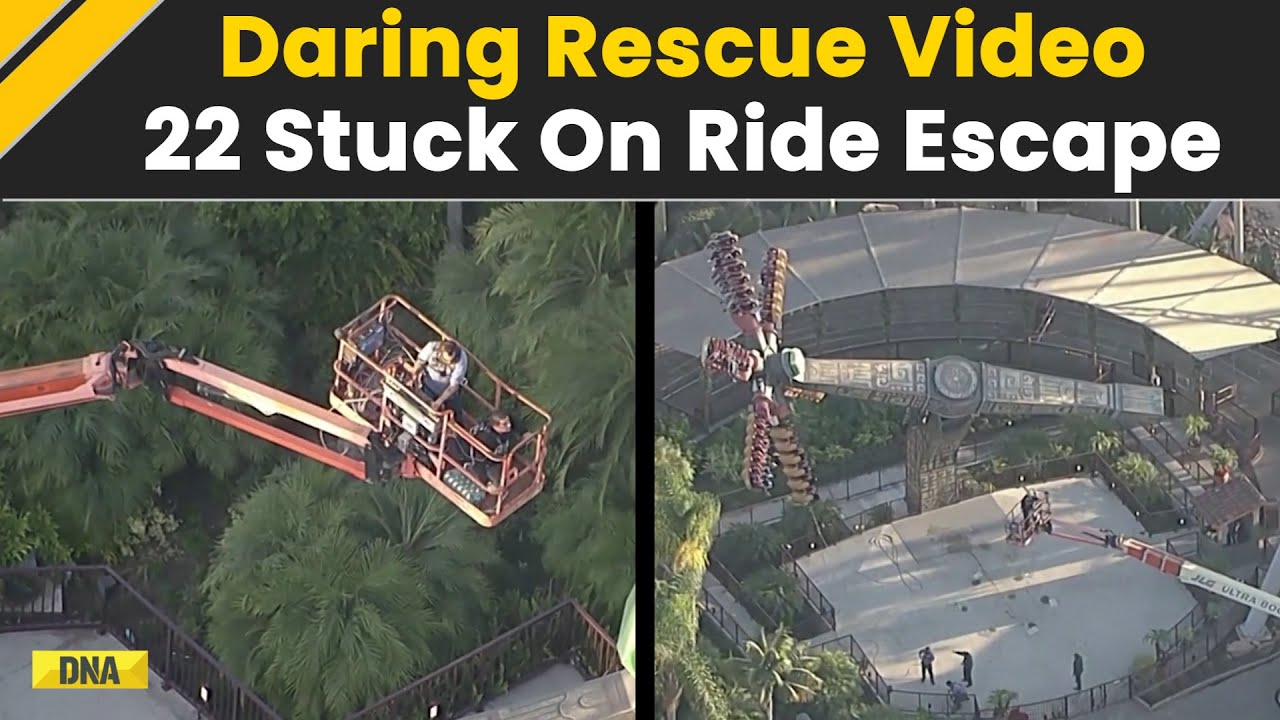 US Amusement Ride Tragedy: 22 People Rescued After Being Trapped On ...