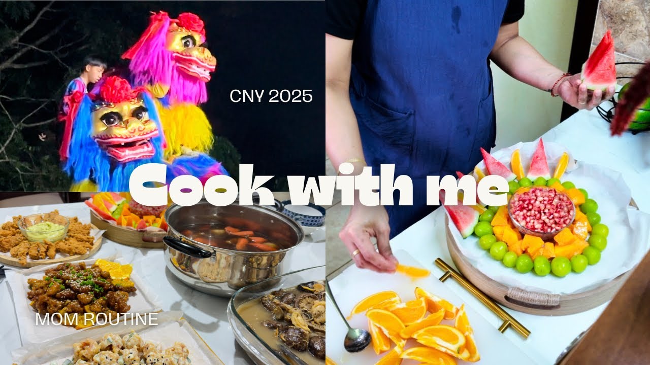 CNY Feast :Simple Dishes My Family Loves | cook with me | misshayong ...