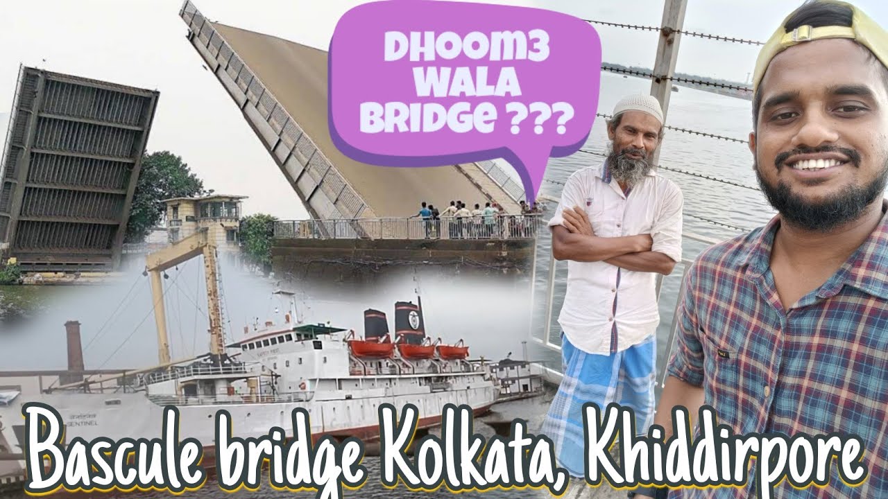 Khiddirpore Dock Bascule Bridge ⛴️🚢//Khidirpore Dock⛵Khiddirpore ...