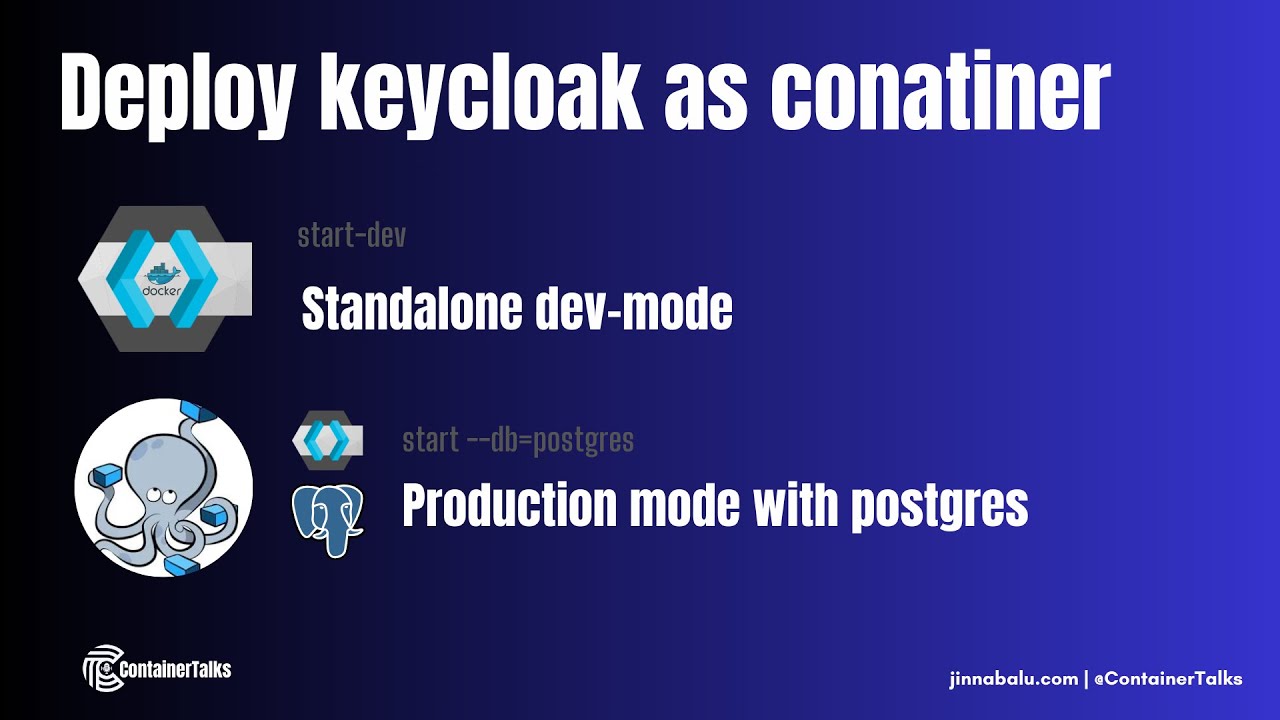 Deploying Keycloak As A Docker Container Iam Devops Postgresql Opensource Container 1544