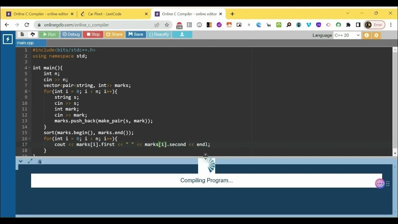 Problem solving using STL in C++ Part 4 by Kowshiq Kattamuri - YouTube