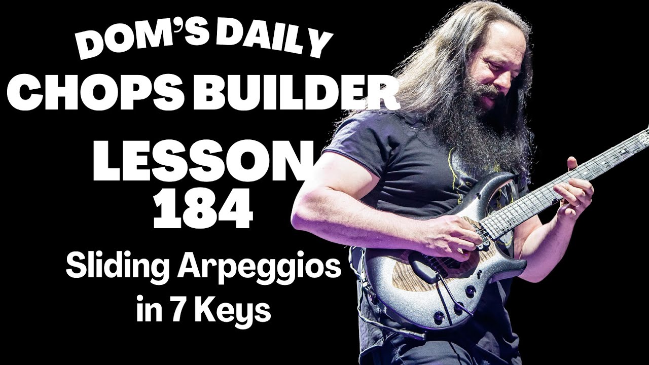 Lesson 184 - Sliding Arpeggios In 7 Keys - YouTube