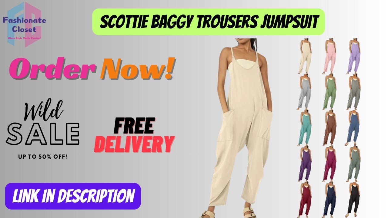 Scottie Baggy Trousers Jumpsuit | Fashionate Closet | - YouTube