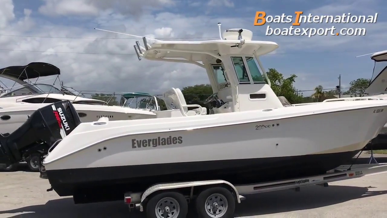 2007 Everglades 260CC for sale - YouTube