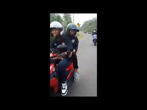 acara touring ke pantai ujung genteng bareng team gabut family - YouTube