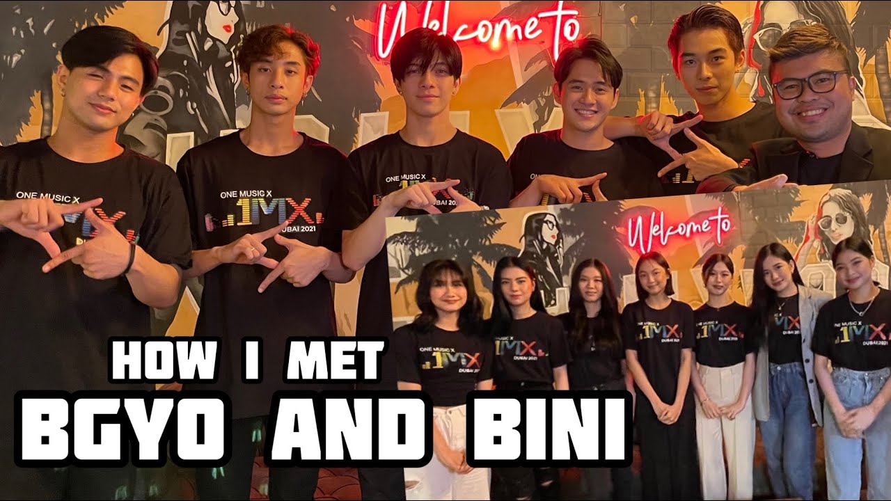 MEETING BGYO AND BINI FOR THE FIRST TIME IN PERSON! - YouTube