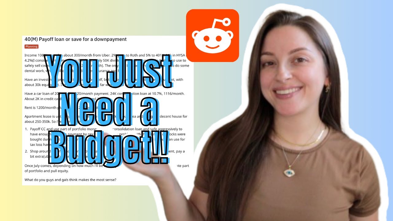 You just need a budget!! | REDDIT $ REVIEW - YouTube