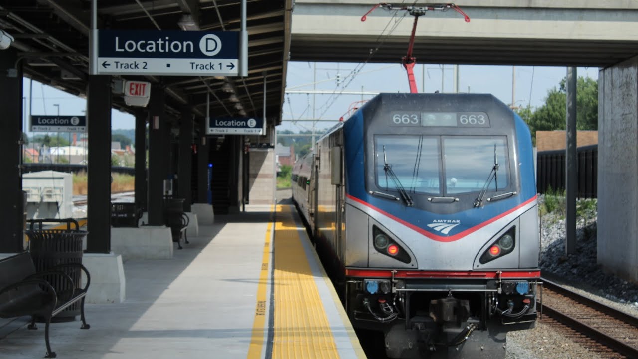 Keystone Corridor Action at Middletown Station PA (8/4/23) - YouTube