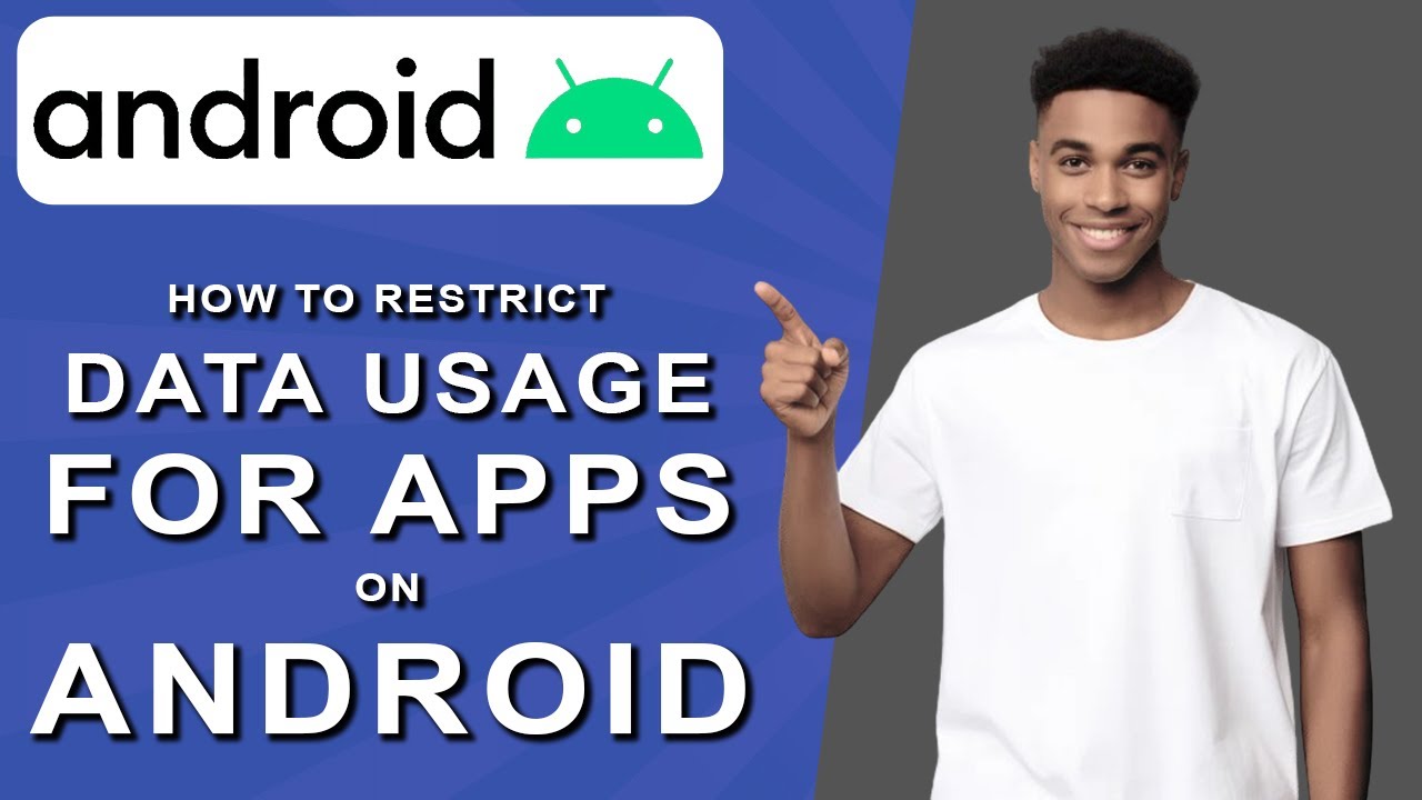 How To Restrict Data Usage For Apps On Android 2024 Youtube
