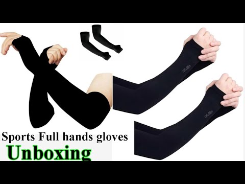 Unboxing full hand gloves for sports teams if you are playing than buy ...