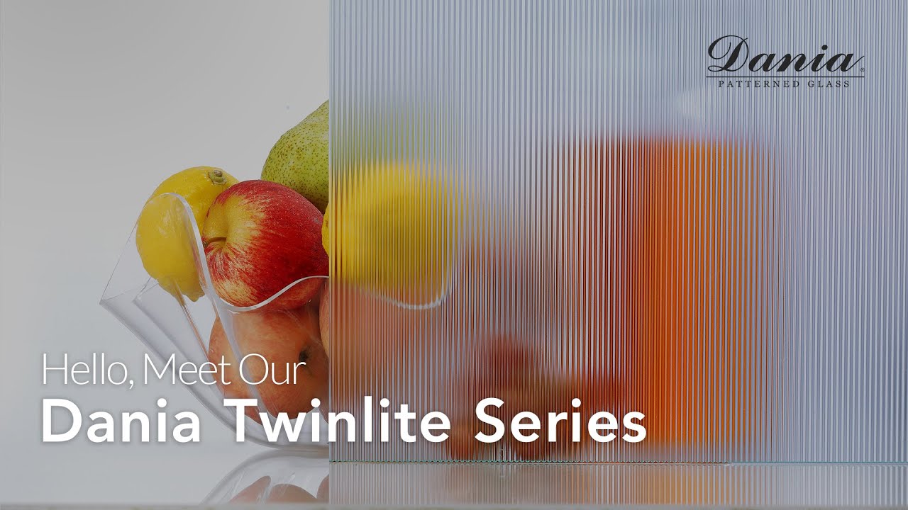 Dania Twinlite Frost - Kaca Motif Garis (Fluted Glass) - YouTube