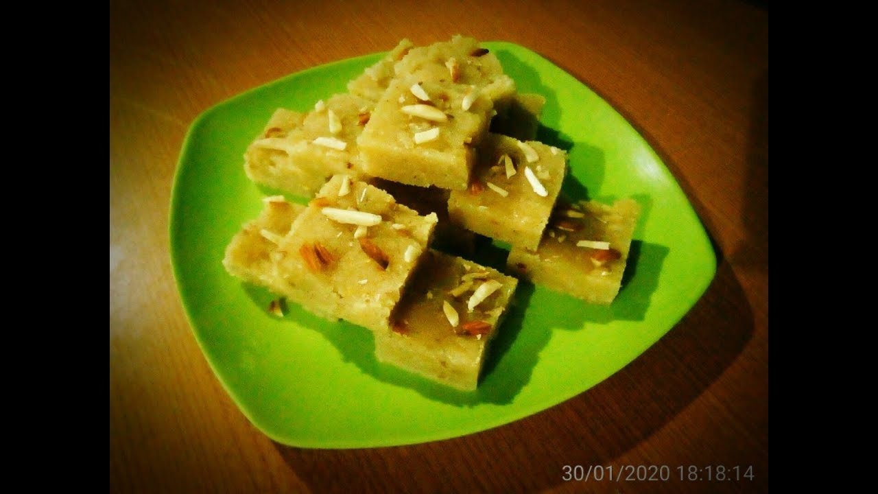 Badami Rava Barfi | Sweet Dish | Full Recipe | By Manisha Pagare - YouTube
