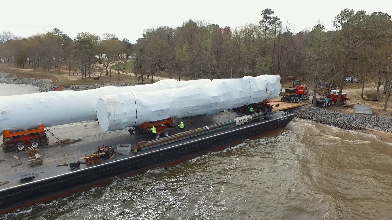 Barge Roll of of Cold Box - YouTube