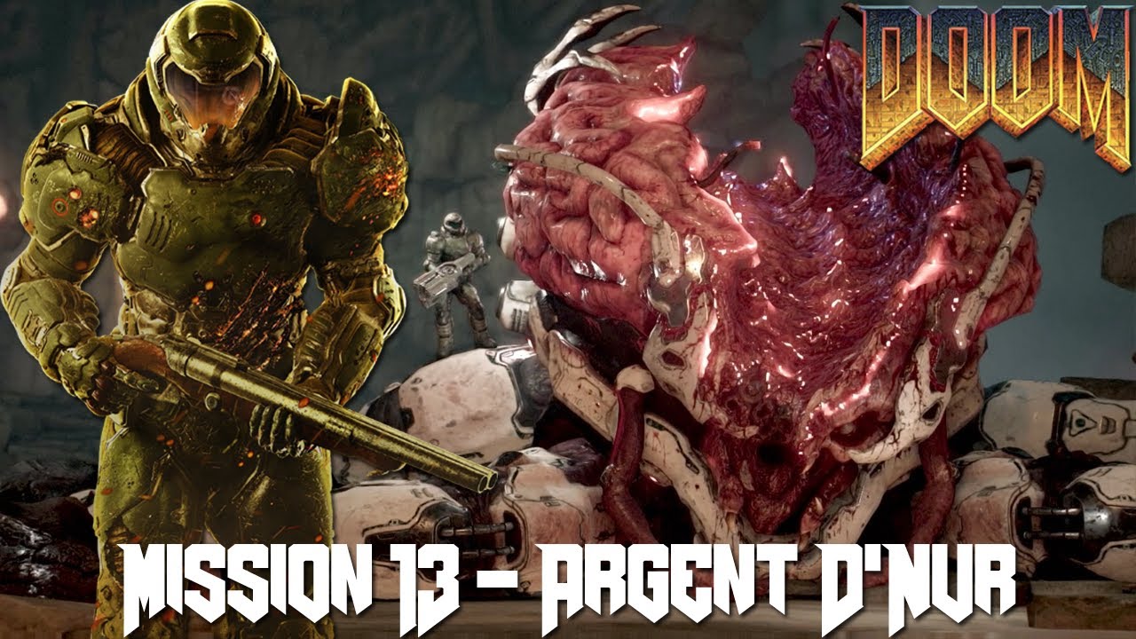Doom - Mission 13 - Argent D'Nur - All Secrets, Classic Map Locations, and Elite Guards - YouTube