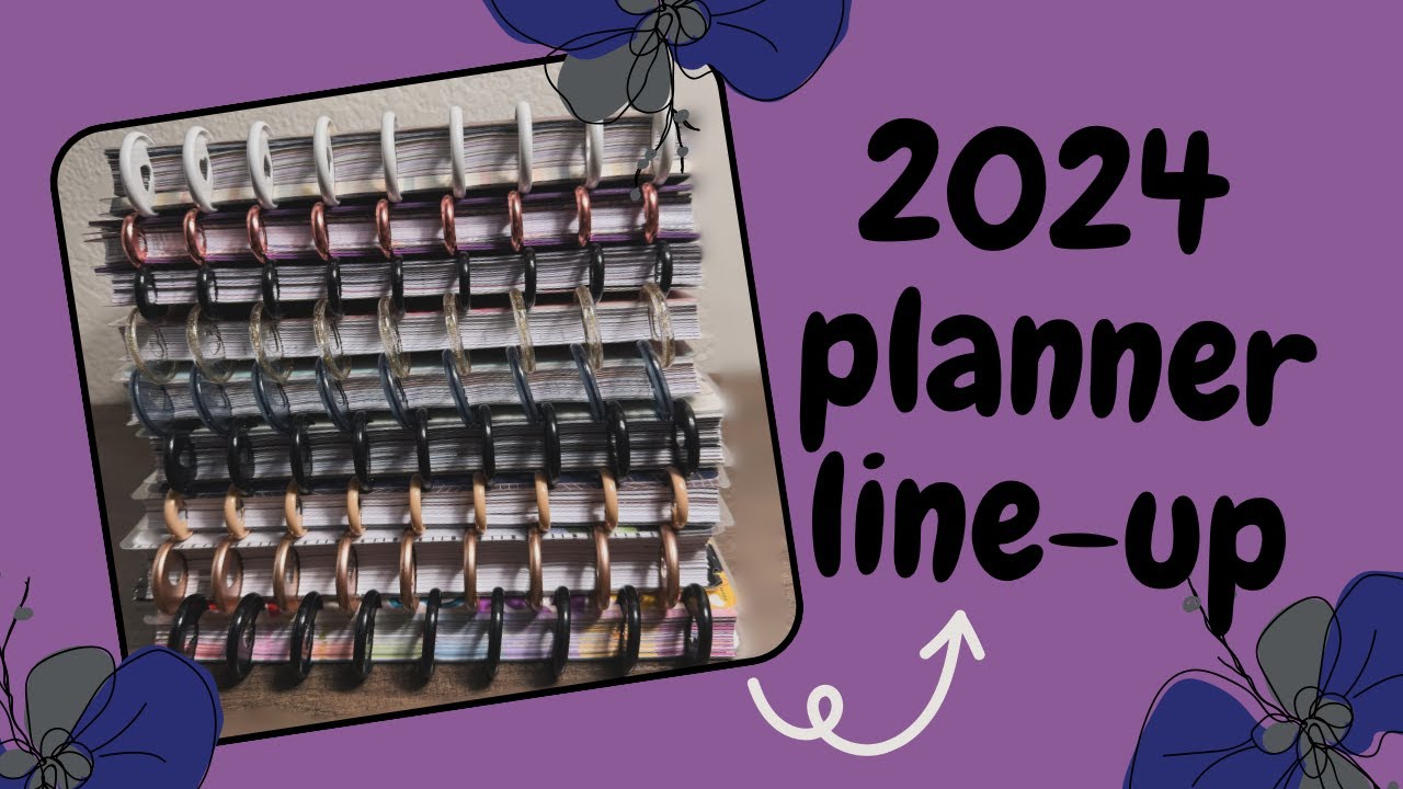 My first planner line up - 2024 - YouTube