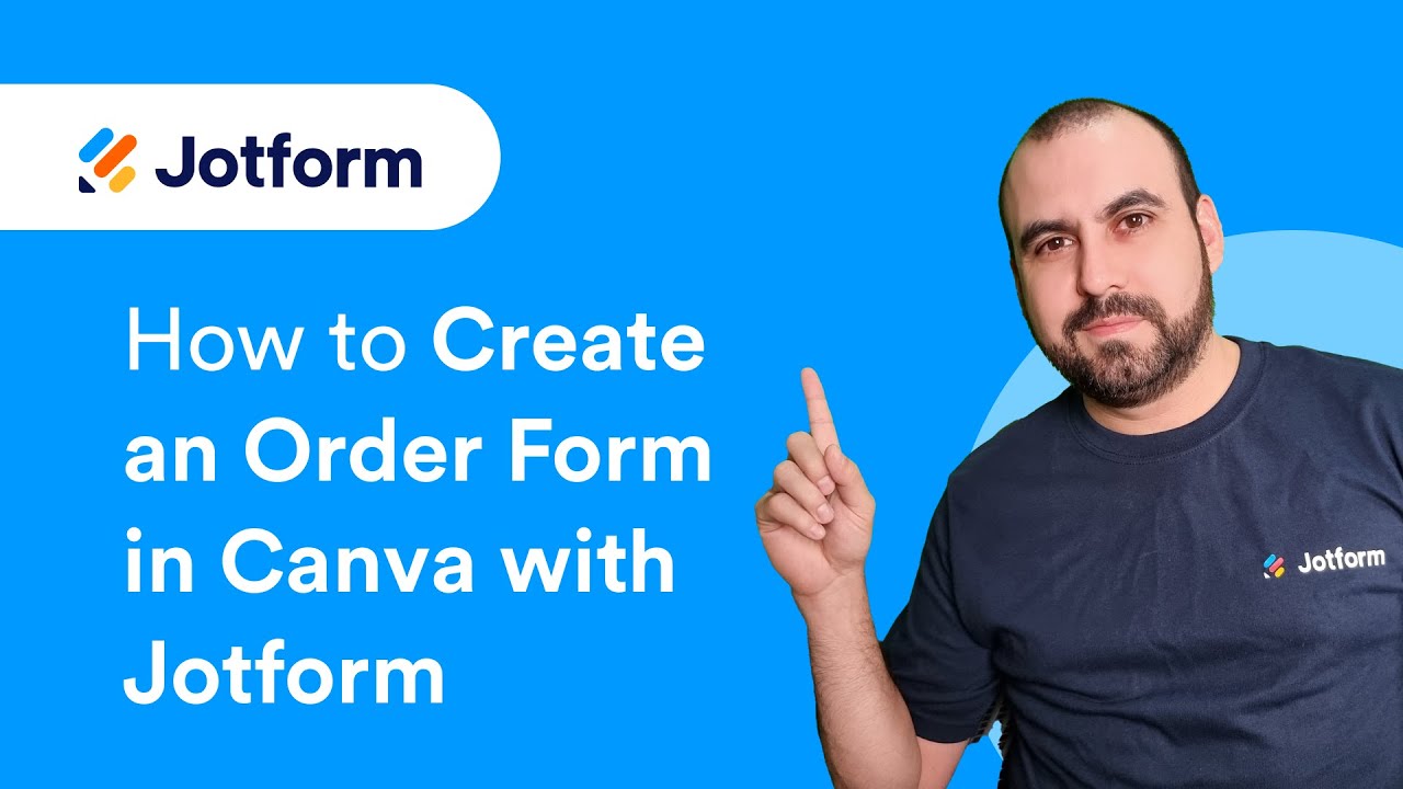 How to Create an Order Form in Canva with Jotform - YouTube