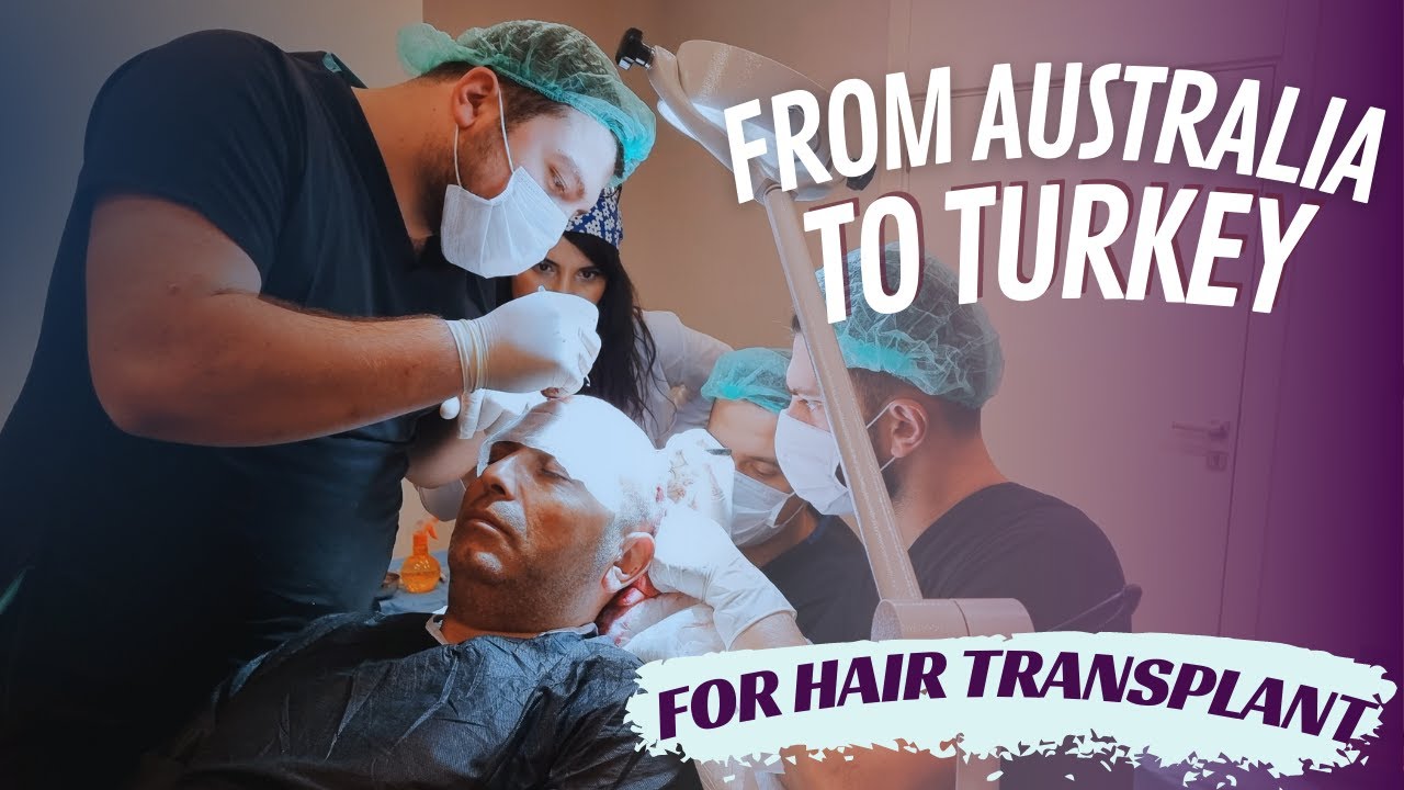 From Australia to Turkey for Hair Transplant - Turkeymed - YouTube