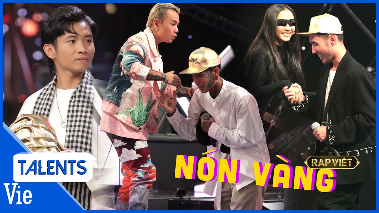 3 TIẾT MỤC NÓN VÀNG CỦA RAP VIỆT: Duy Andy [Karik], Dế Choắt [Wowy ...