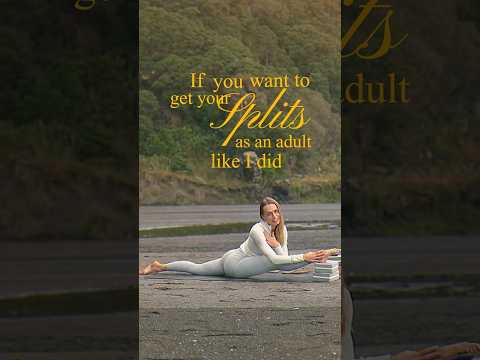 I got my splits as an adult! Use these stretches to do it too. Never too old to get flexible! #split