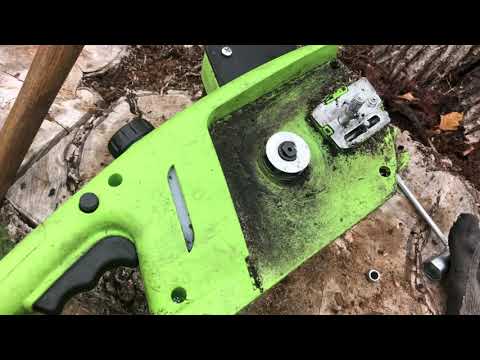 Chainsaw broke - YouTube